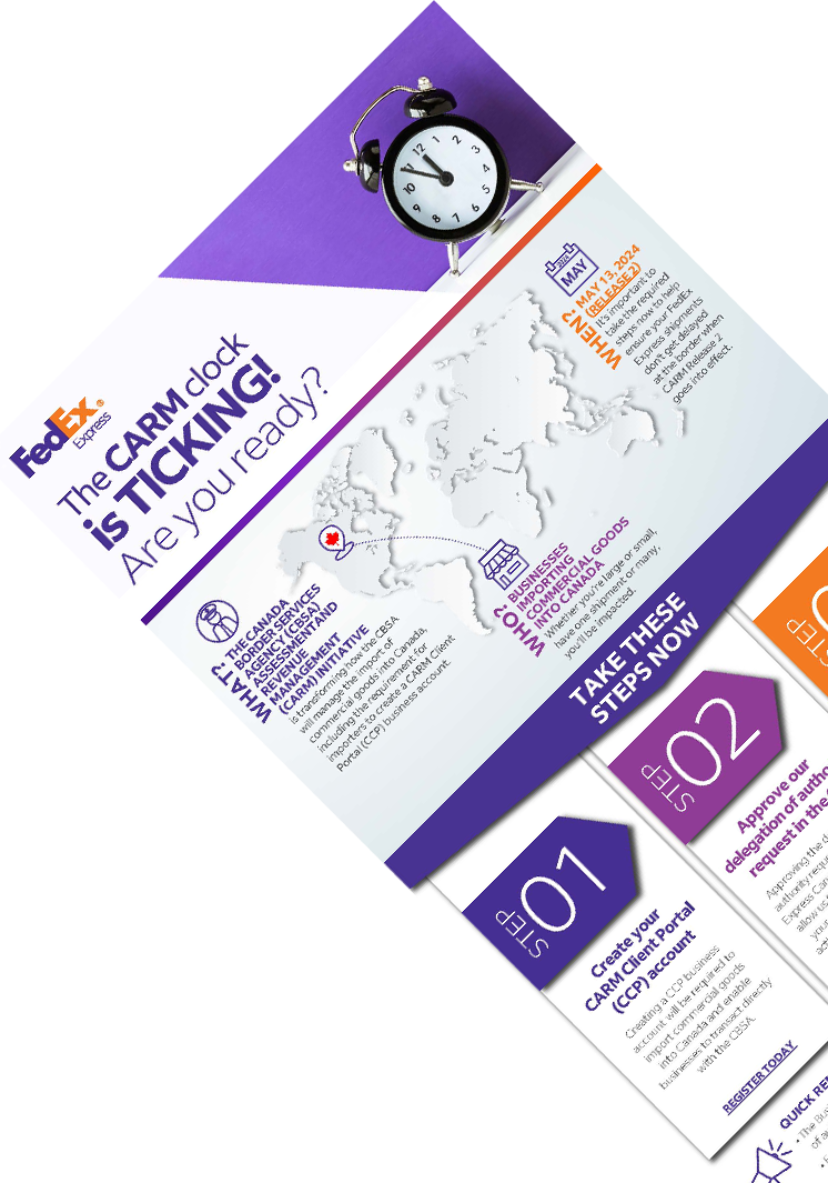 CBSA Assessment and Revenue Management (CARM) | FedEx Canada