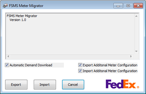 Exporting and Importing Meter Information